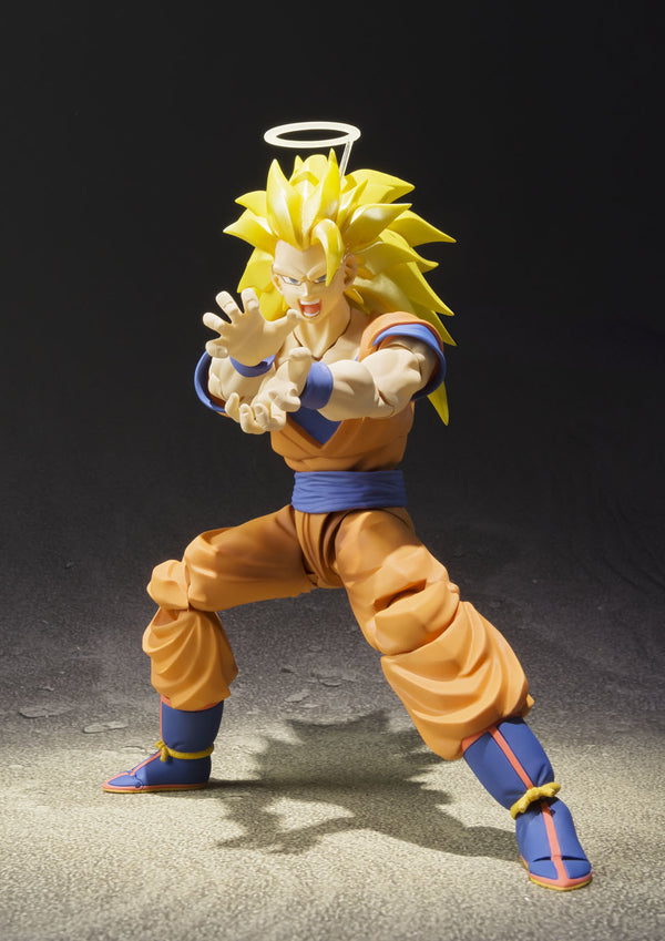 DBZ SUPER SAIYAN 3 SON GOKU S.H.FIGUARTS AF - Cape Collectibles